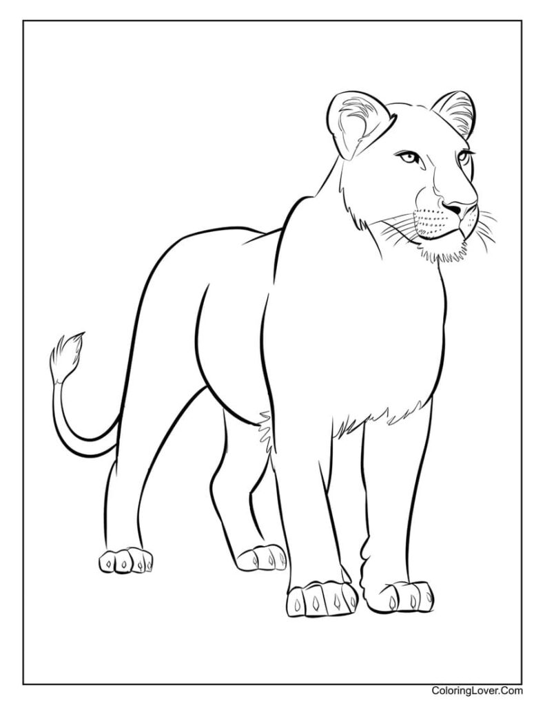 54 Lion Coloring Pages (Free Printables for All Ages)
