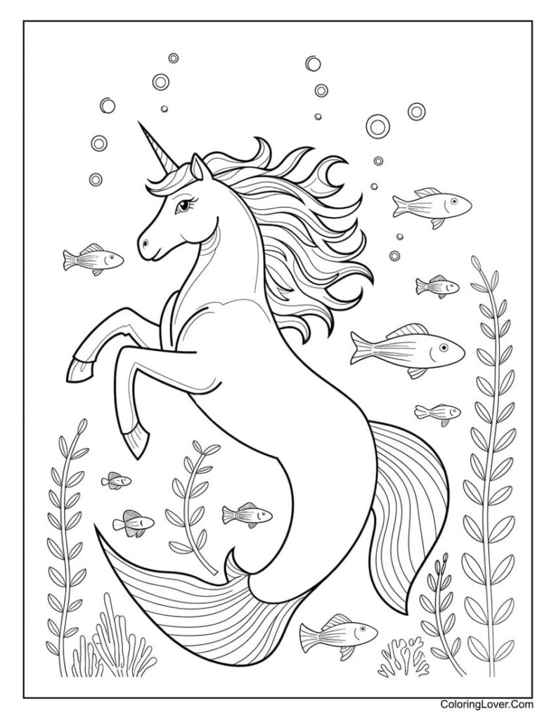 76 Unicorn Coloring Pages (Free Printables for All Ages)
