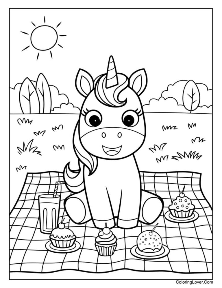 76 Unicorn Coloring Pages (Free Printables for All Ages)