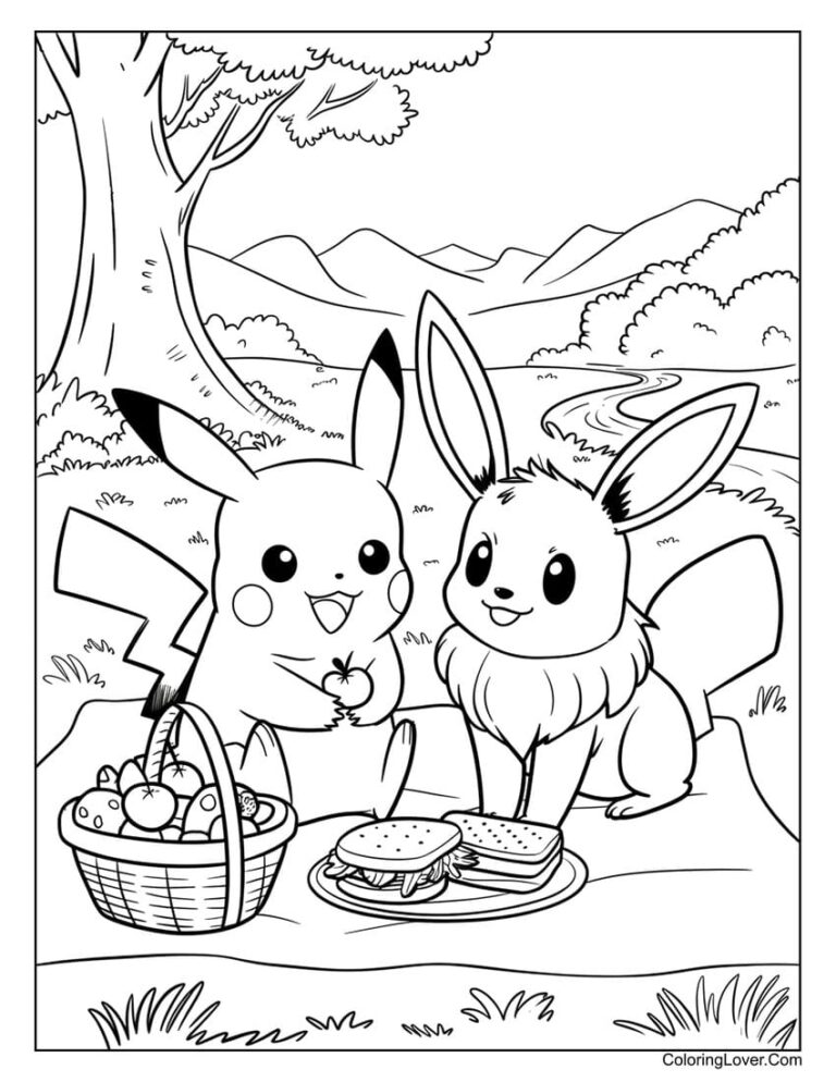52 Pikachu Coloring Pages (Free Printables for All Ages)