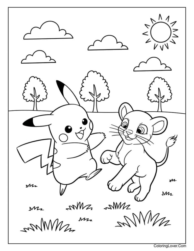 52 Pikachu Coloring Pages (Free Printables for All Ages)