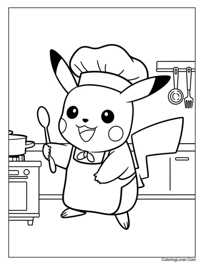 52 Pikachu Coloring Pages (Free Printables for All Ages)