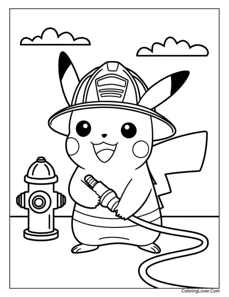 52 Pikachu Coloring Pages (Free Printables for All Ages)
