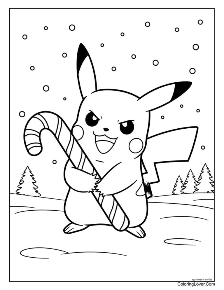 52 Pikachu Coloring Pages (Free Printables for All Ages)