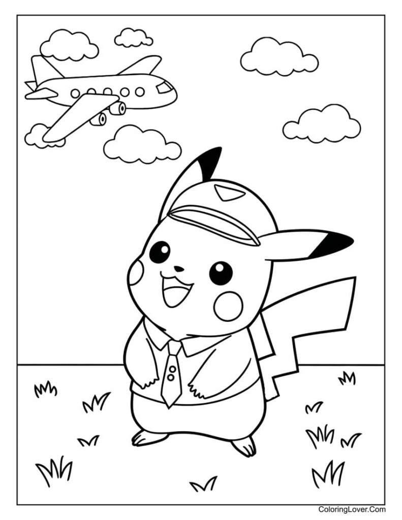 52 Pikachu Coloring Pages (Free Printables for All Ages)
