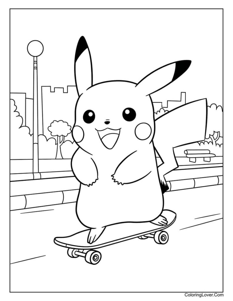 52 Pikachu Coloring Pages (Free Printables for All Ages)