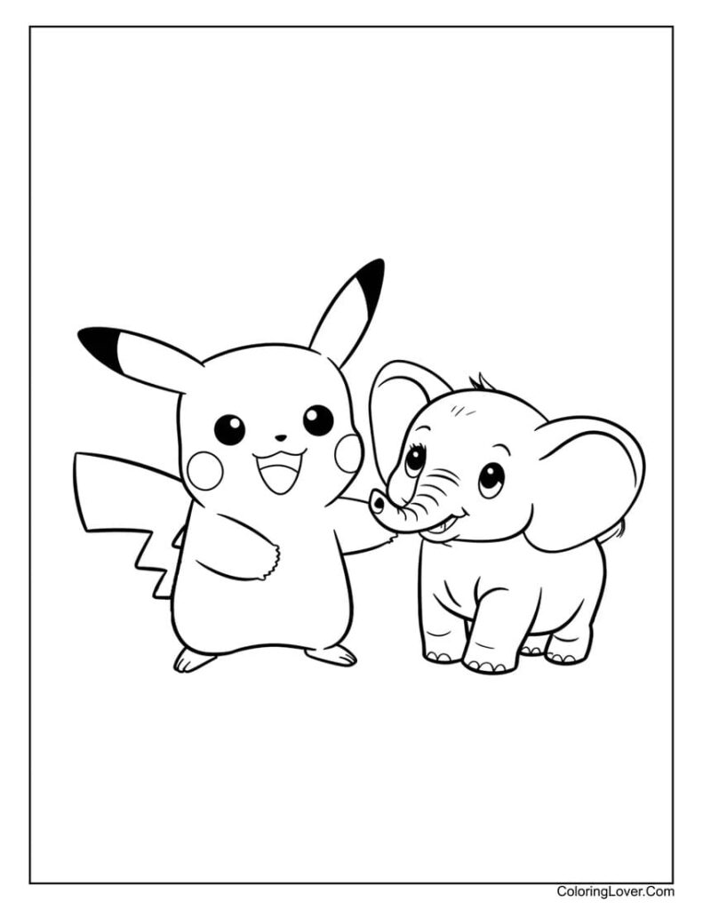 52 Pikachu Coloring Pages (Free Printables for All Ages)