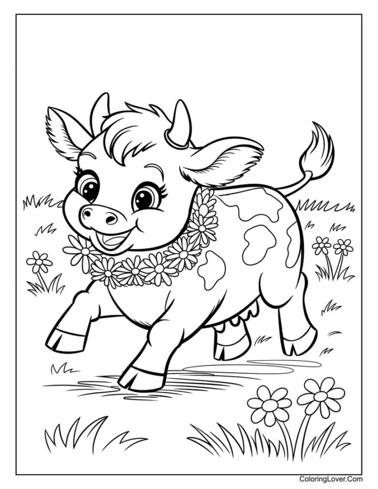 45 Cow Coloring Pages (Free Printables for All Ages)