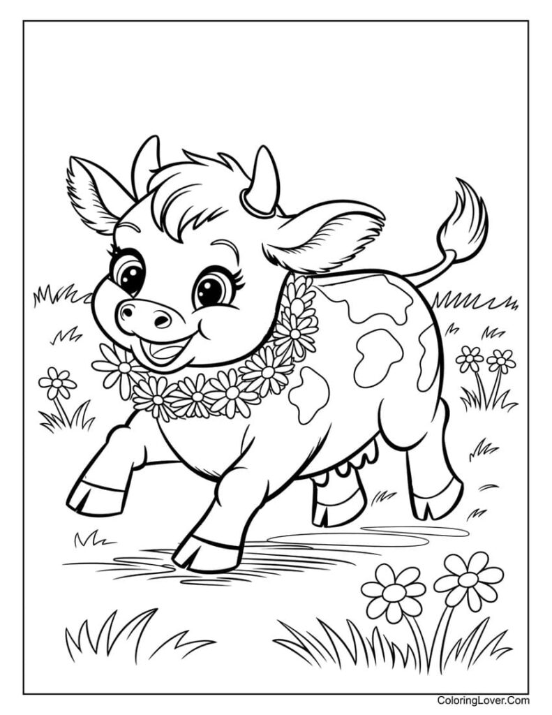 45 Cow Coloring Pages (Free Printables for All Ages)