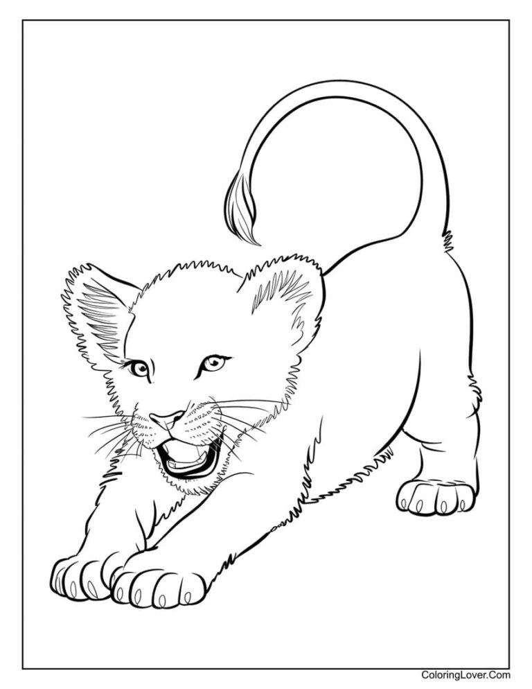 54 Lion Coloring Pages (Free Printables for All Ages)