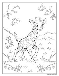 33 Giraffe Coloring Pages (Free Printables for All Ages)