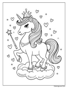 76 Unicorn Coloring Pages (Free Printables for All Ages)