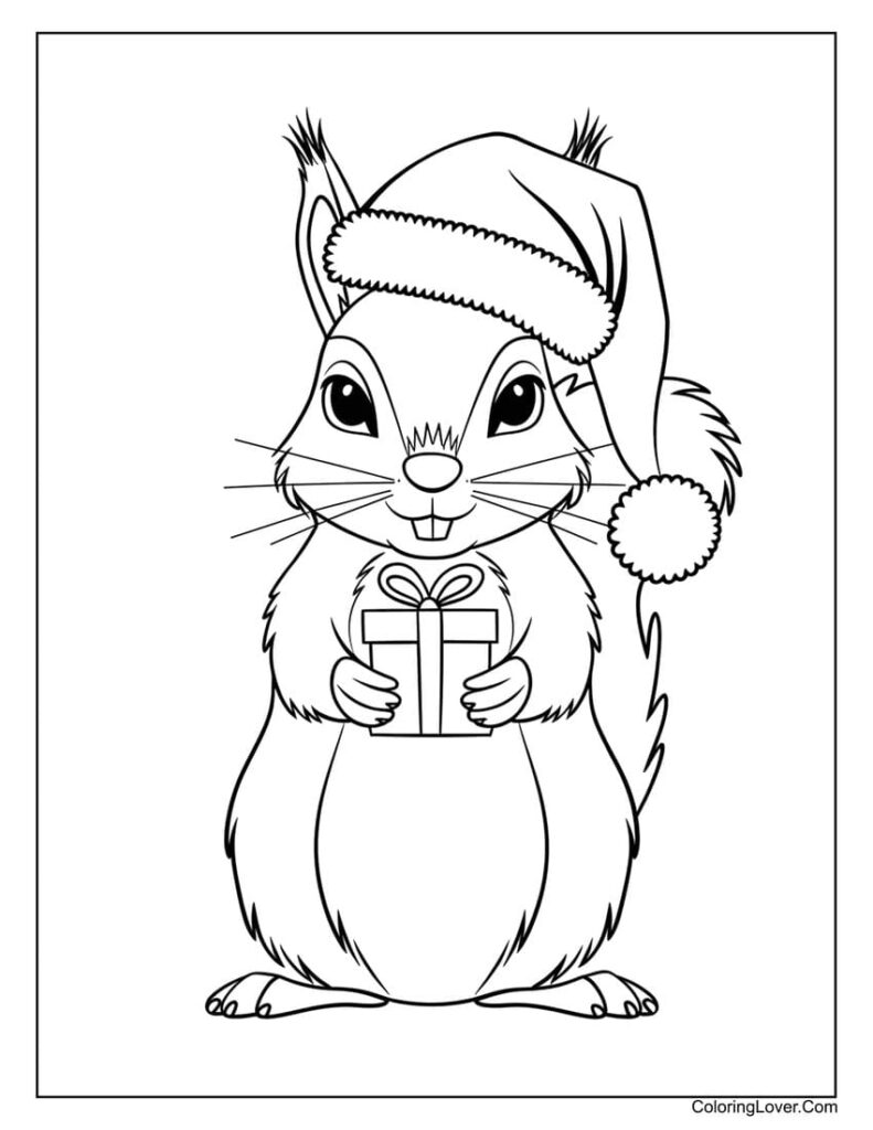 33 Squirrel Coloring Pages (Free Printables for Kids)
