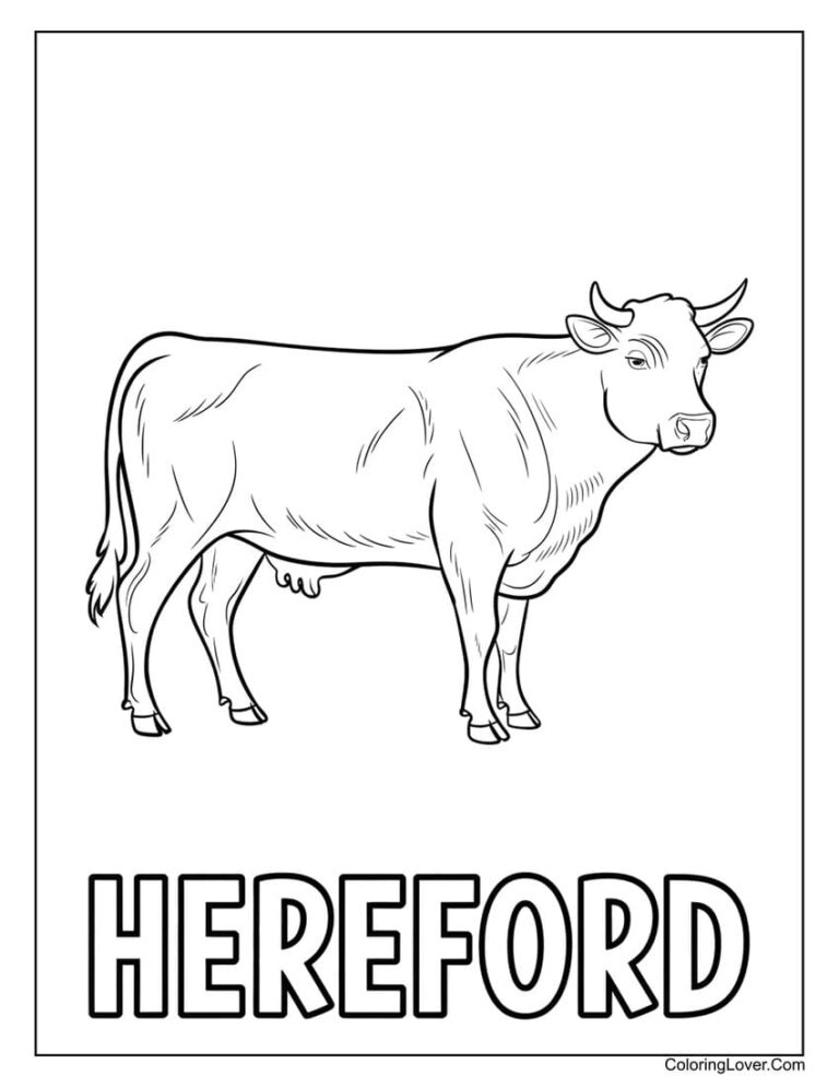 45 Cow Coloring Pages (Free Printables for All Ages)