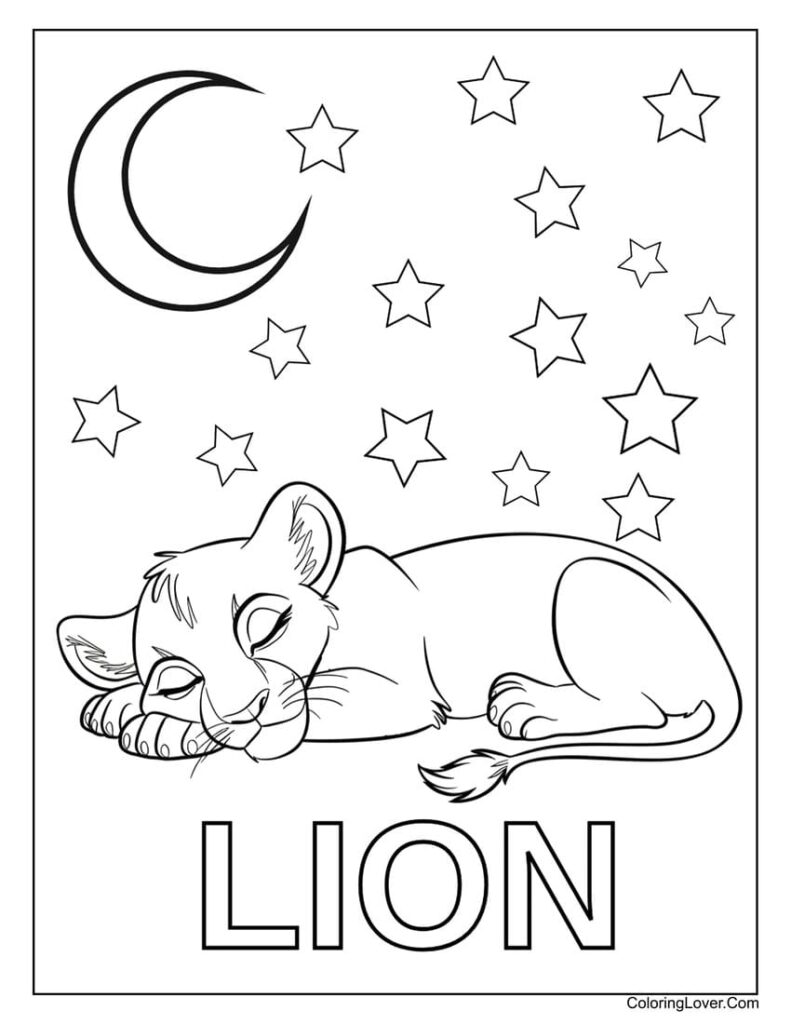 54 Lion Coloring Pages (Free Printables for All Ages)