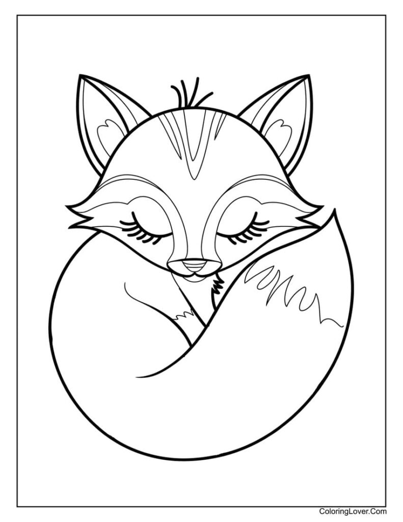 42 Fox Coloring Pages (Free Printables for All Ages)