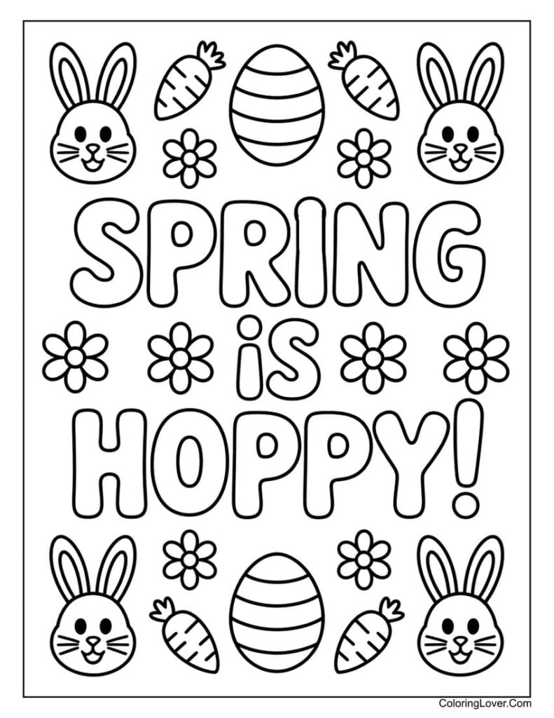 57 Easter Coloring Pages (Printables: Egg, Bunny, and More)