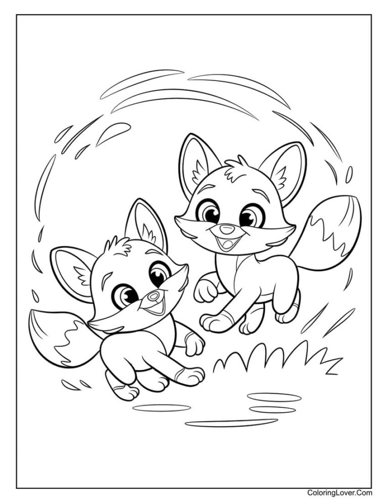 42 Fox Coloring Pages (Free Printables for All Ages)