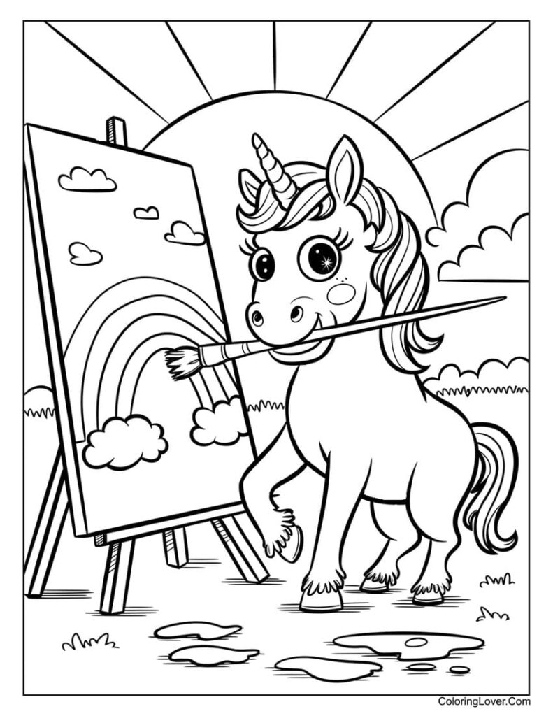 76 Unicorn Coloring Pages (Free Printables for All Ages)