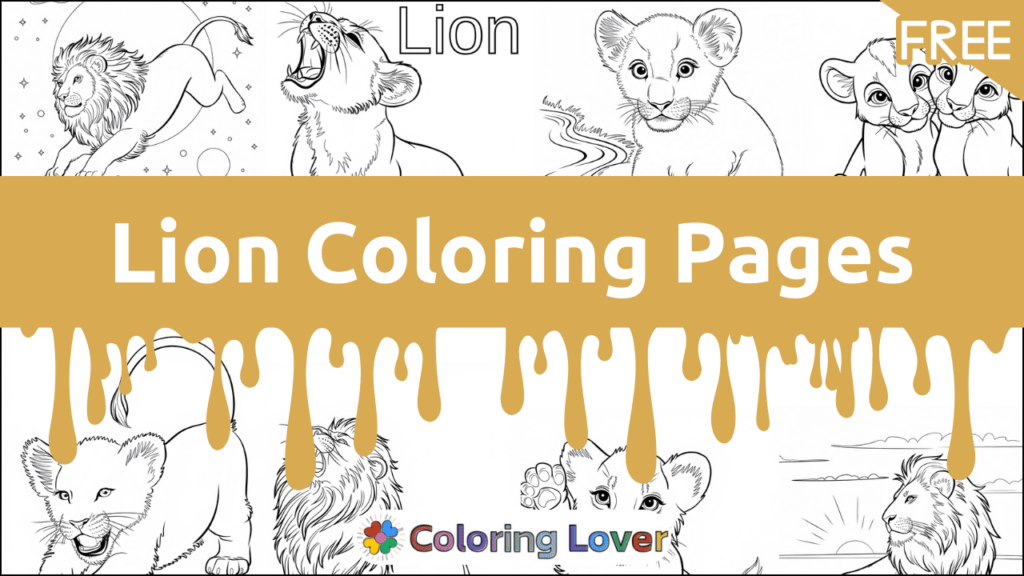 54 Lion Coloring Pages (Free Printables for All Ages)