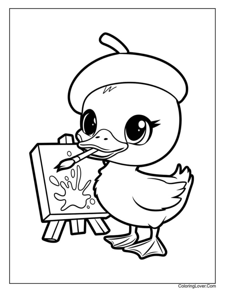 39 Duck Coloring Pages (Free Printables for All Ages)