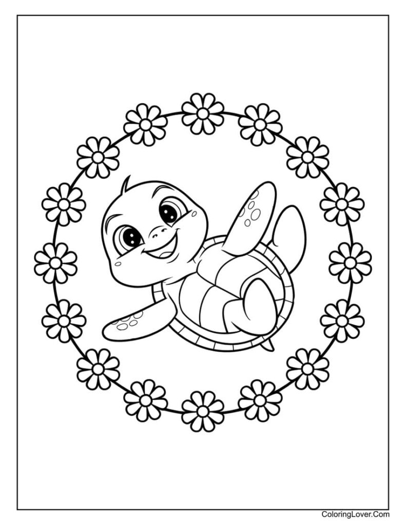 42 Turtle Coloring Pages (Free Printables for All Ages)