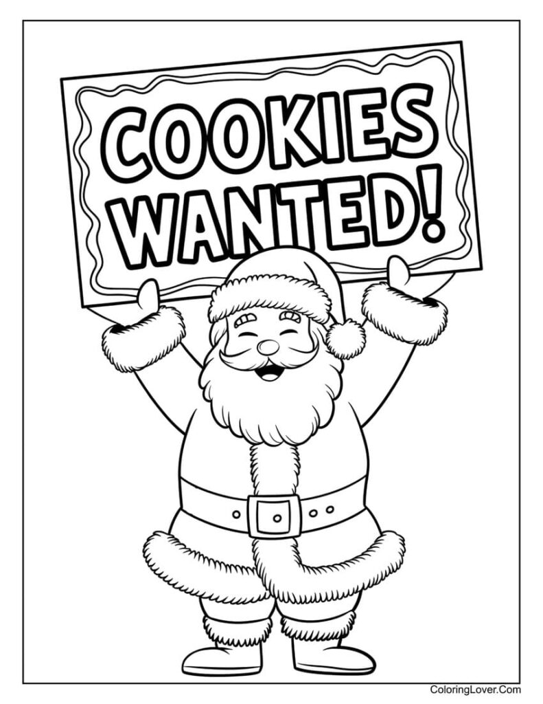 58 Santa Claus Coloring Pages (Free Printables for All Ages)
