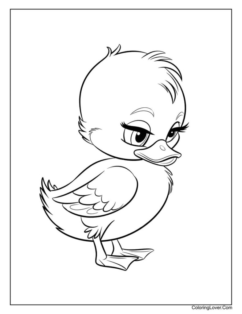 39 Duck Coloring Pages (Free Printables for All Ages)