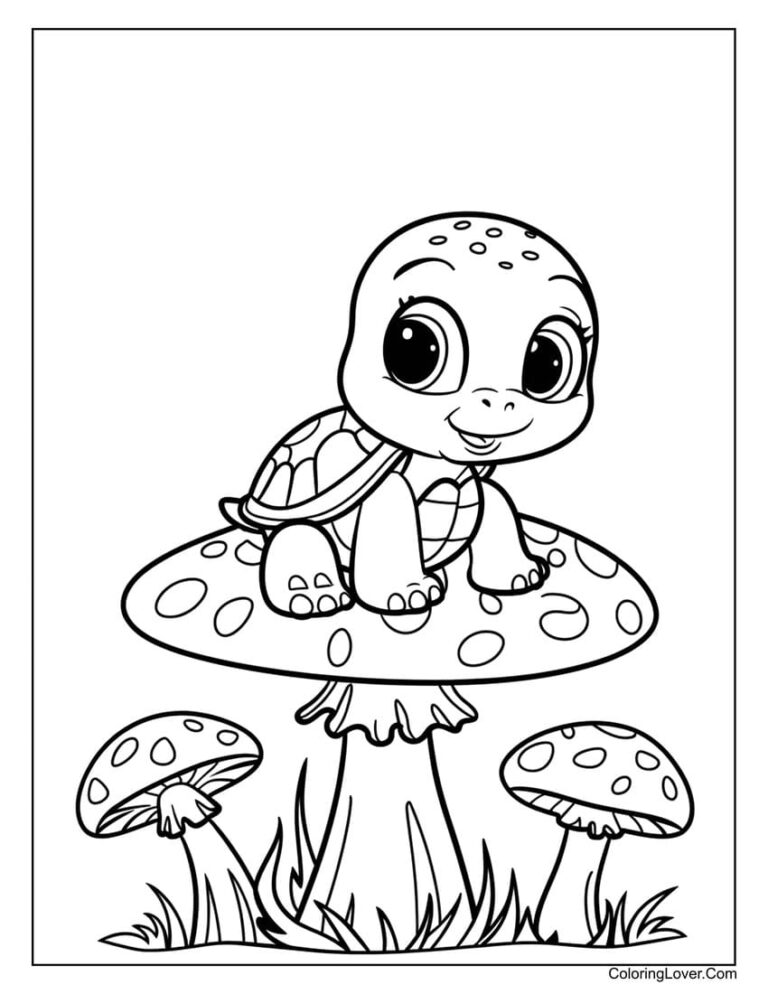 42 Turtle Coloring Pages (Free Printables for All Ages)