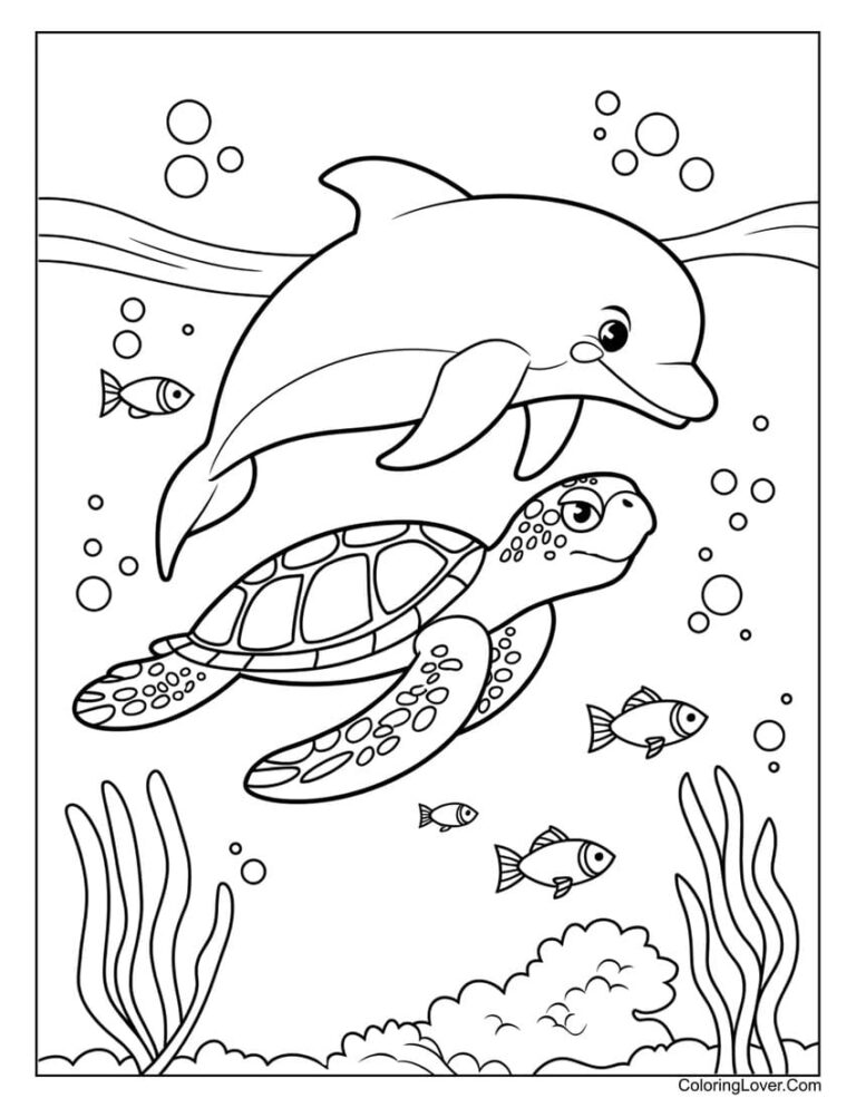 42 Turtle Coloring Pages (Free Printables for All Ages)