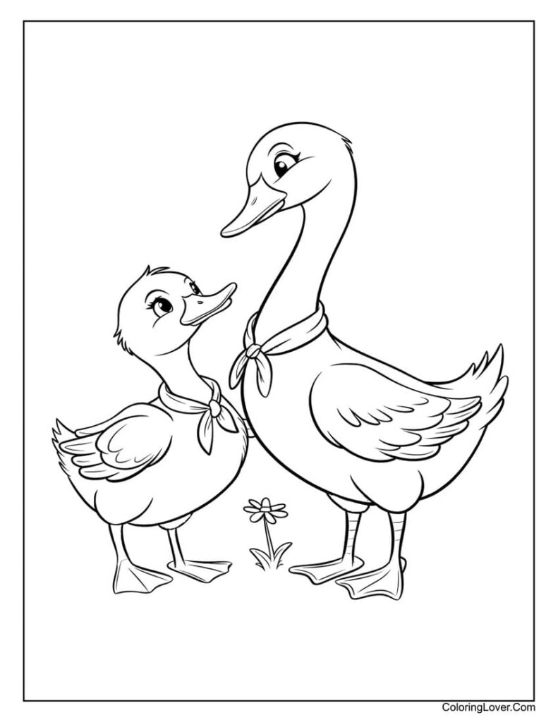 39 Duck Coloring Pages (Free Printables for All Ages)