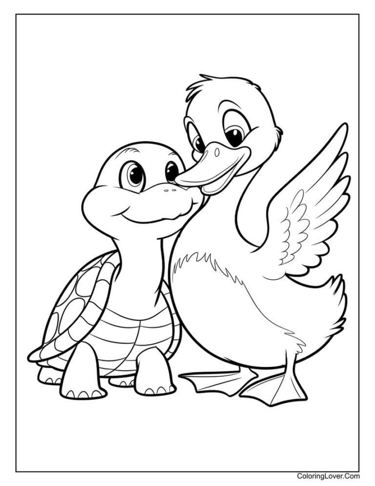 39 Duck Coloring Pages (Free Printables for All Ages)