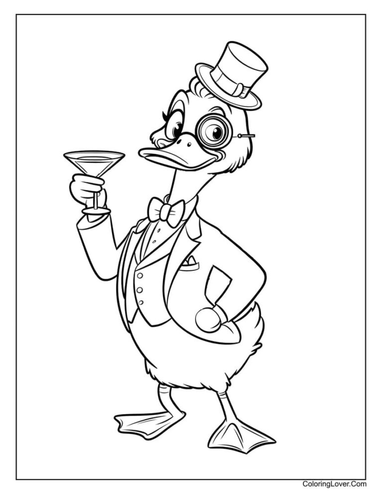 39 Duck Coloring Pages (Free Printables for All Ages)