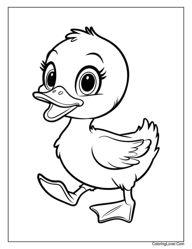 39 Duck Coloring Pages (Free Printables for All Ages)