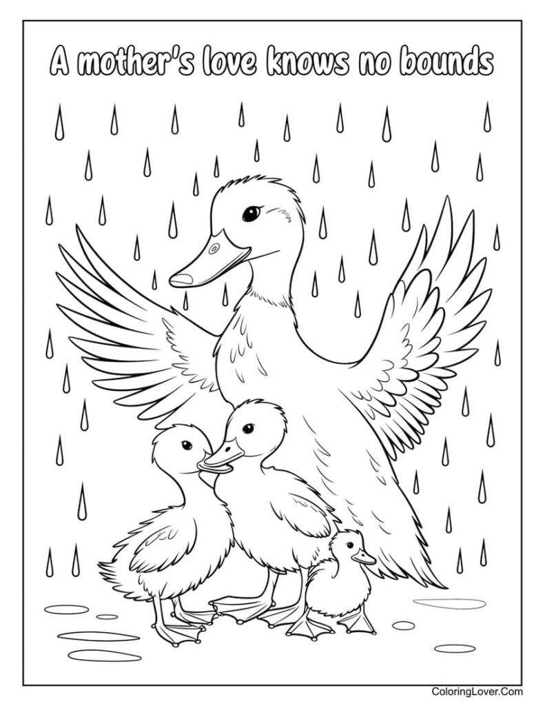 39 Duck Coloring Pages (Free Printables for All Ages)