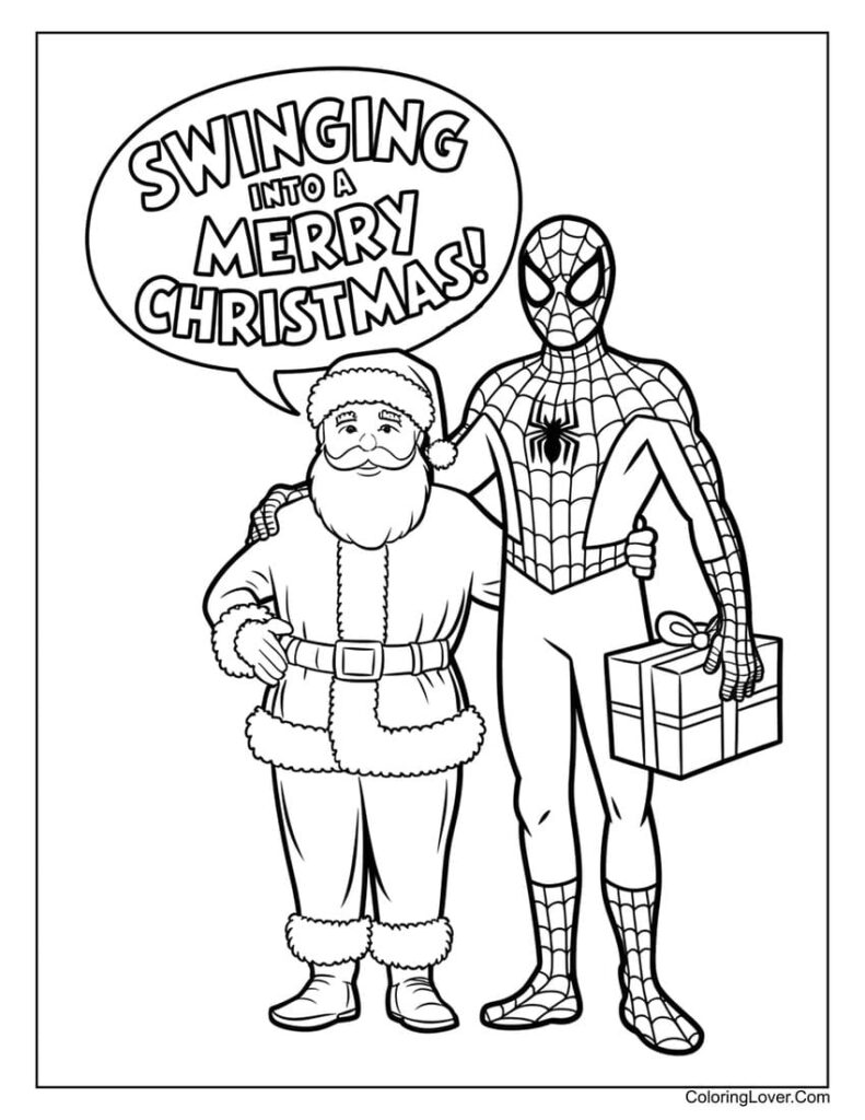 58 Santa Claus Coloring Pages (Free Printables for All Ages)