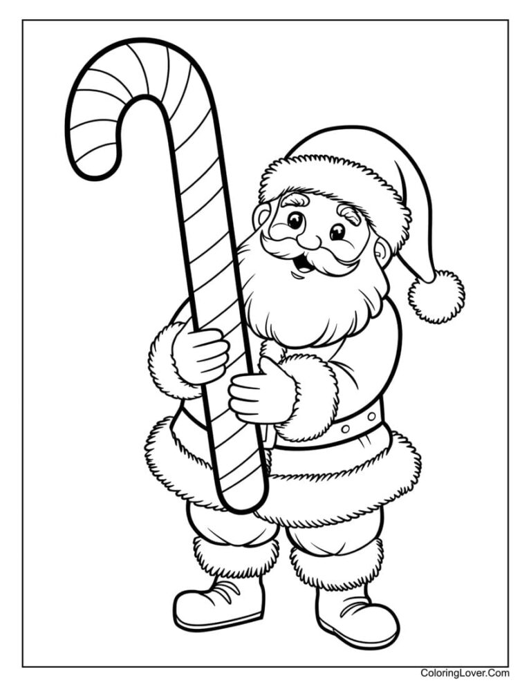 58 Santa Claus Coloring Pages (Free Printables for All Ages)