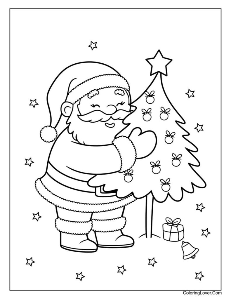58 Santa Claus Coloring Pages (Free Printables for All Ages)