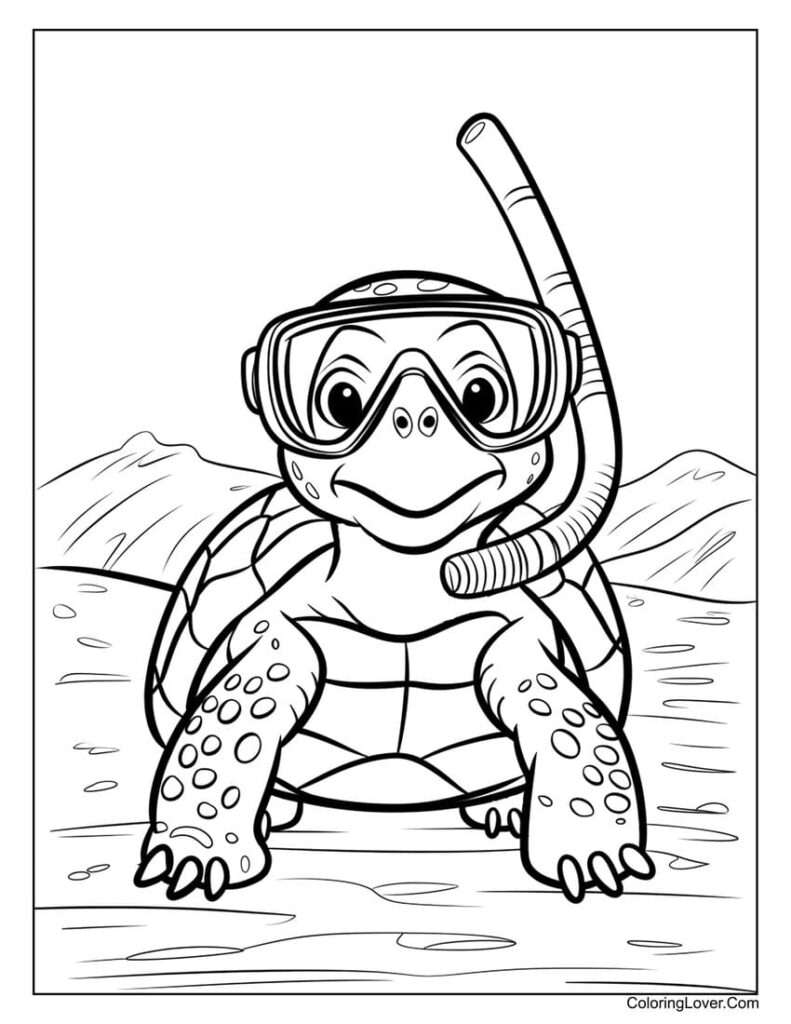 42 Turtle Coloring Pages (Free Printables for All Ages)