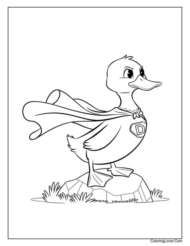 39 Duck Coloring Pages (Free Printables for All Ages)