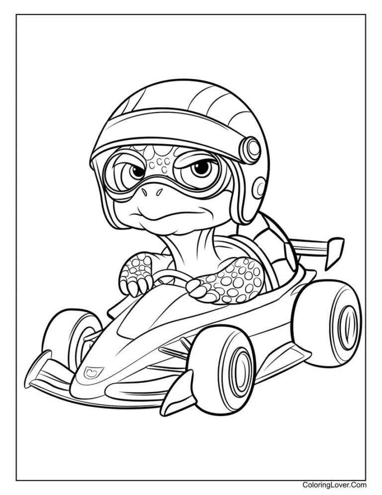 42 Turtle Coloring Pages (Free Printables for All Ages)