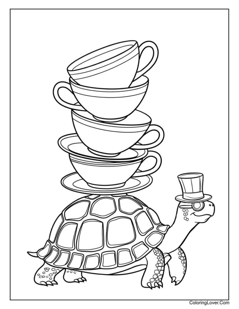 42 Turtle Coloring Pages (Free Printables for All Ages)