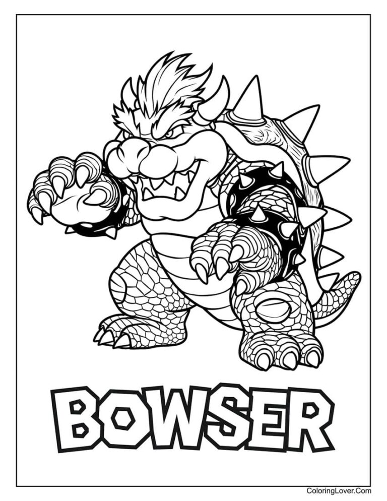 56 Super Mario Coloring Pages (Free Printables for All Ages)