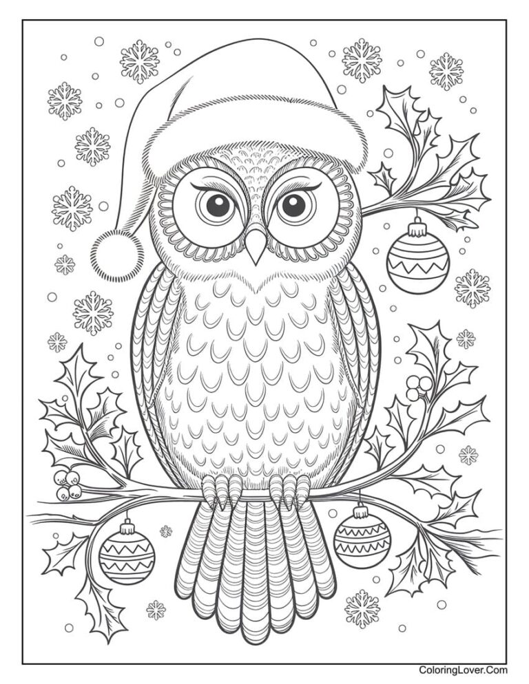 39 Owl Coloring Pages (Free Printables for All Ages)