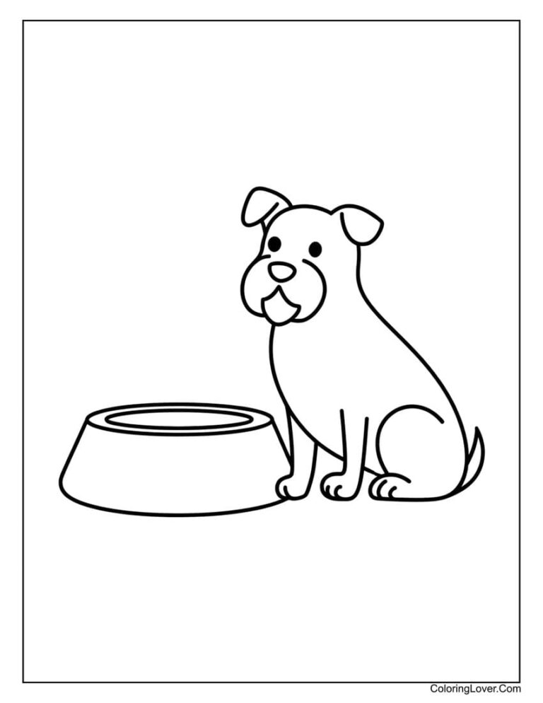77 Dog Coloring Pages (Free Printables for All Ages)