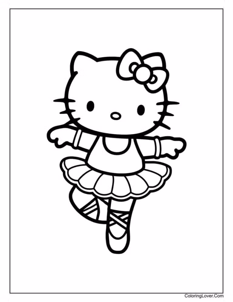 67 Hello Kitty Coloring Pages (Free Printables for All Ages)