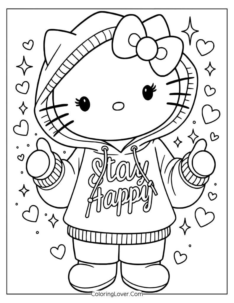 67 Hello Kitty Coloring Pages (Free Printables for All Ages)