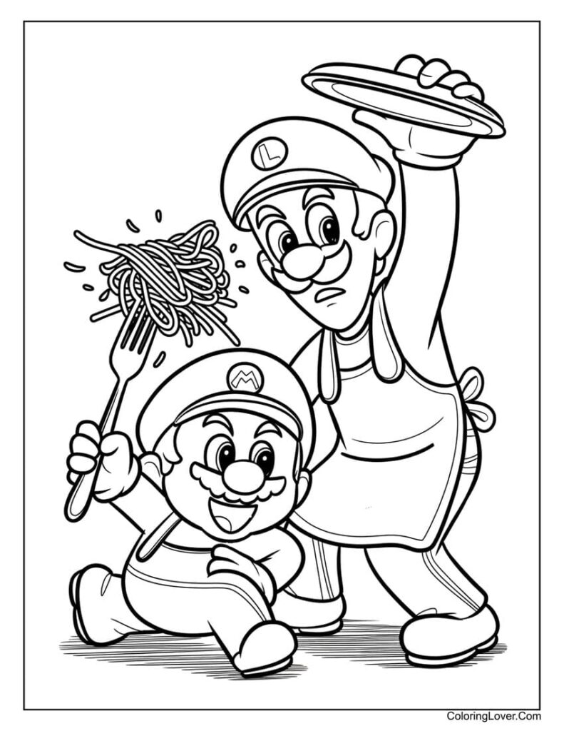 56 Super Mario Coloring Pages (Free Printables for All Ages)