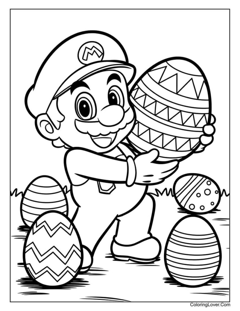 56 Super Mario Coloring Pages (Free Printables for All Ages)