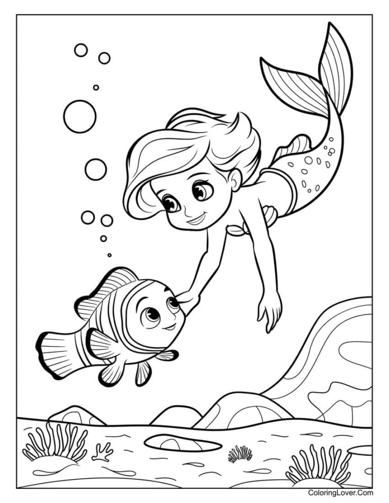 51 Mermaid Coloring Pages (Free Printables for All Ages)
